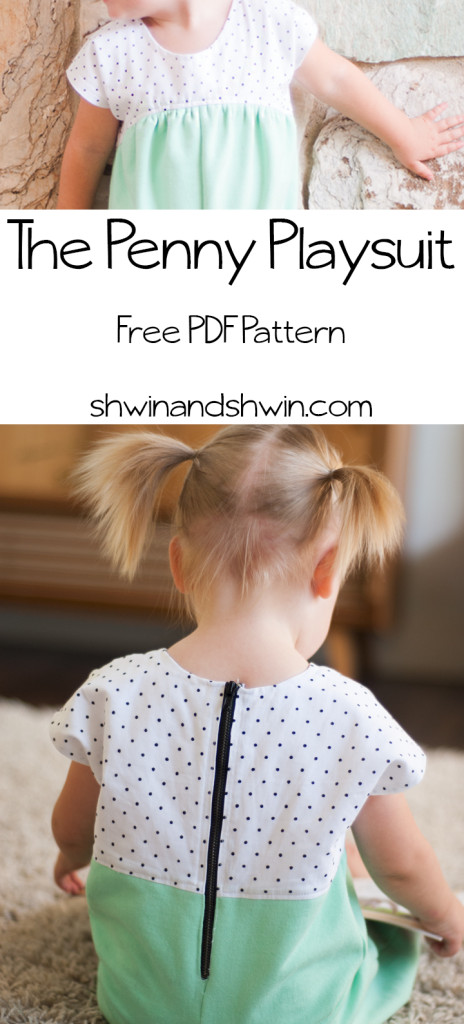 Penny Playsuit || Free PDF Pattern || Shwin&Shwin